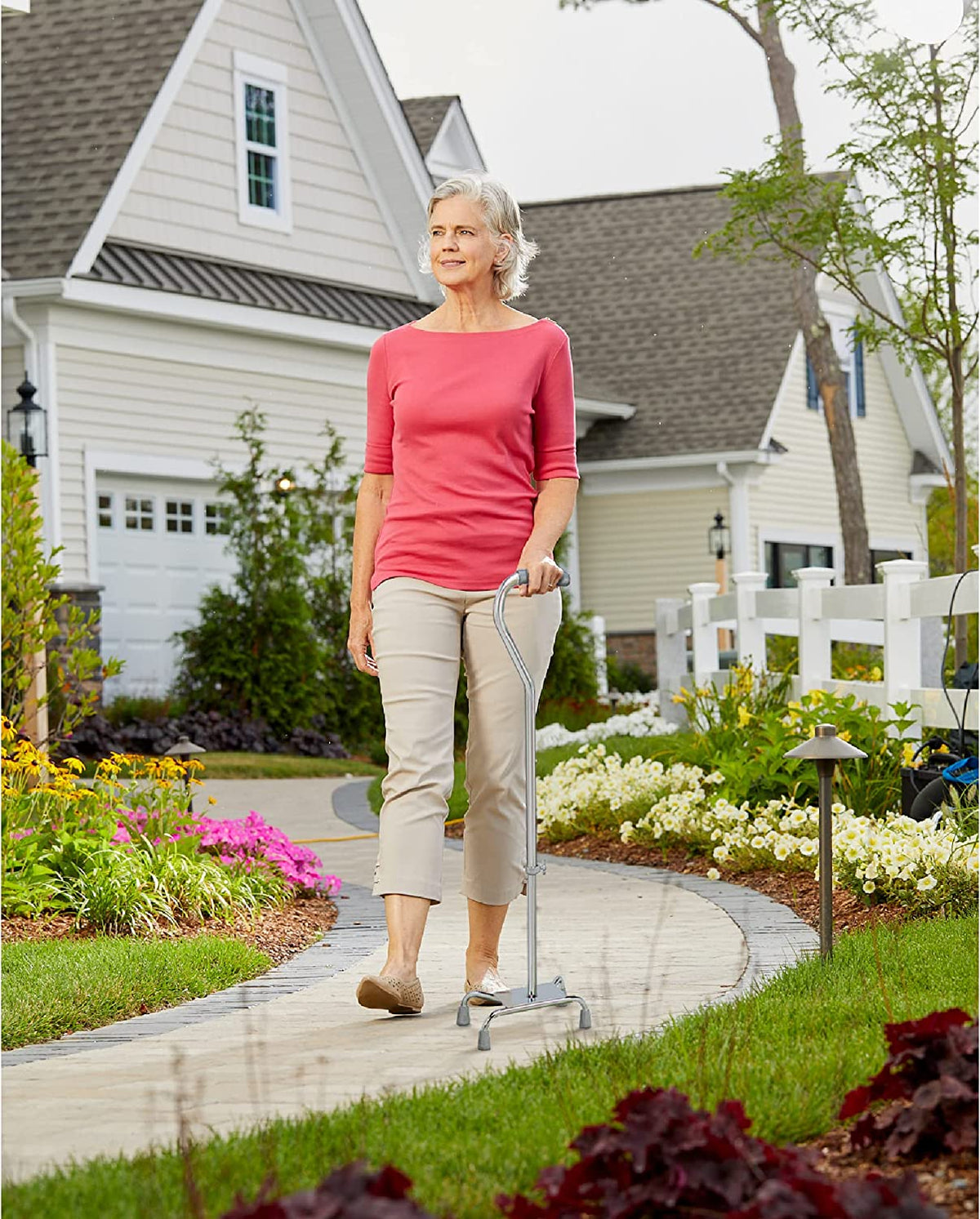 Awatar Rab 200 Broad Base Quad Walking Stick - Stability and Confidence ...